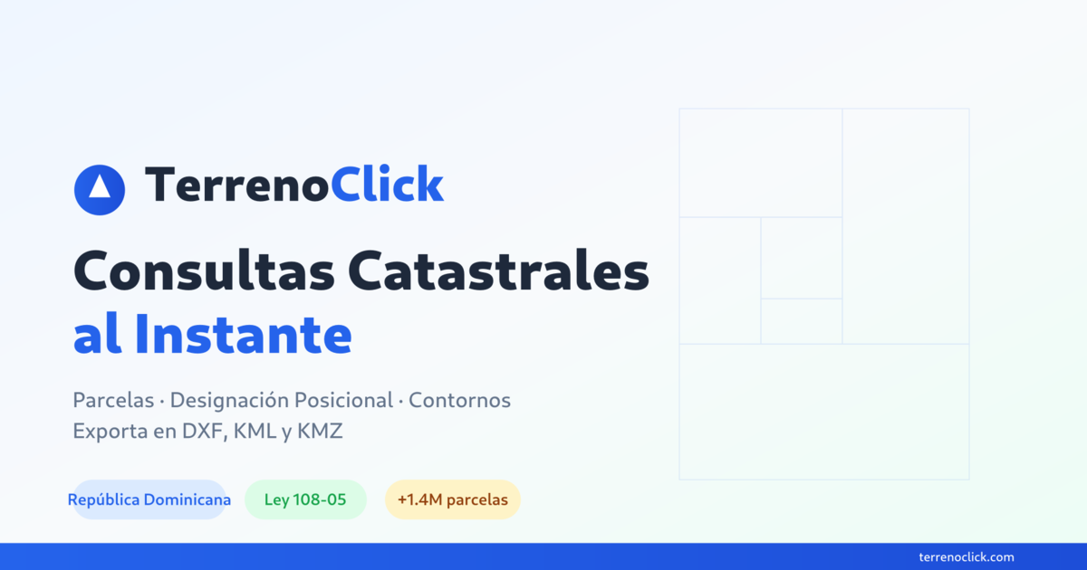 TerrenoClick — Consultas Catastrales Rep. Dominicana | Parcelas ...